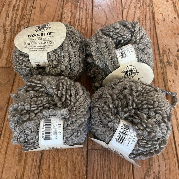 Loops & Threads | Office | 4 Balls Loops Threads Woolette Yarn Color ...